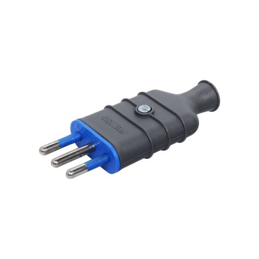 Enchufe macho volante 2p+t 10 A Negro Gewiss – Weitzler